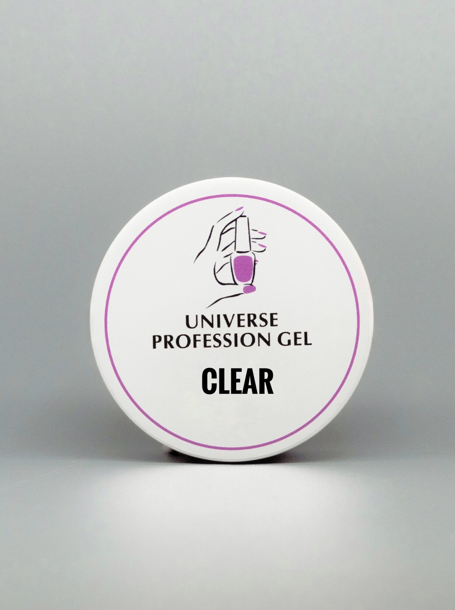 Гель Universe Profession Gel для моделирования ногтей Clear (Прозрачный) 50 г