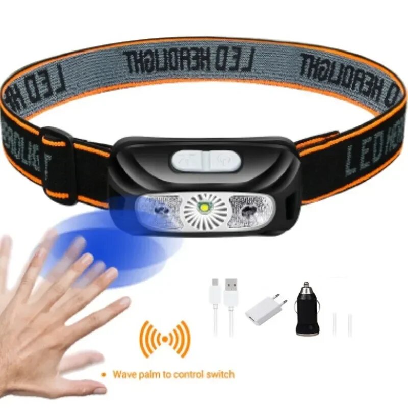 Налобный фонарь LED THEBSE, Sensor C, 6000 Лм