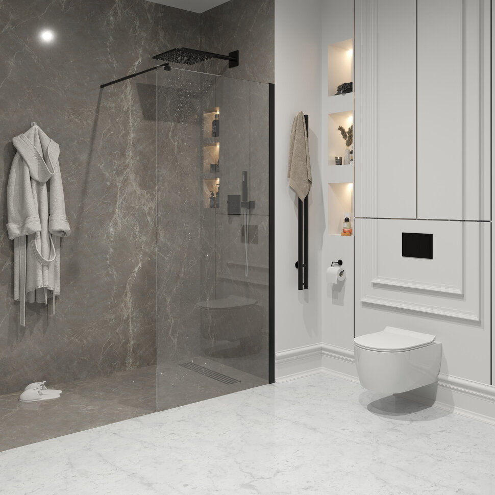 Душевая перегородка NG-683-10BLACK