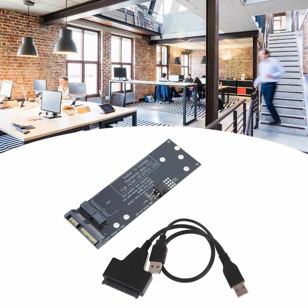 Адаптер 2.5" SATA 6 Гбит/с 3.0 с USB-кабелем для SSD A1466 A1465