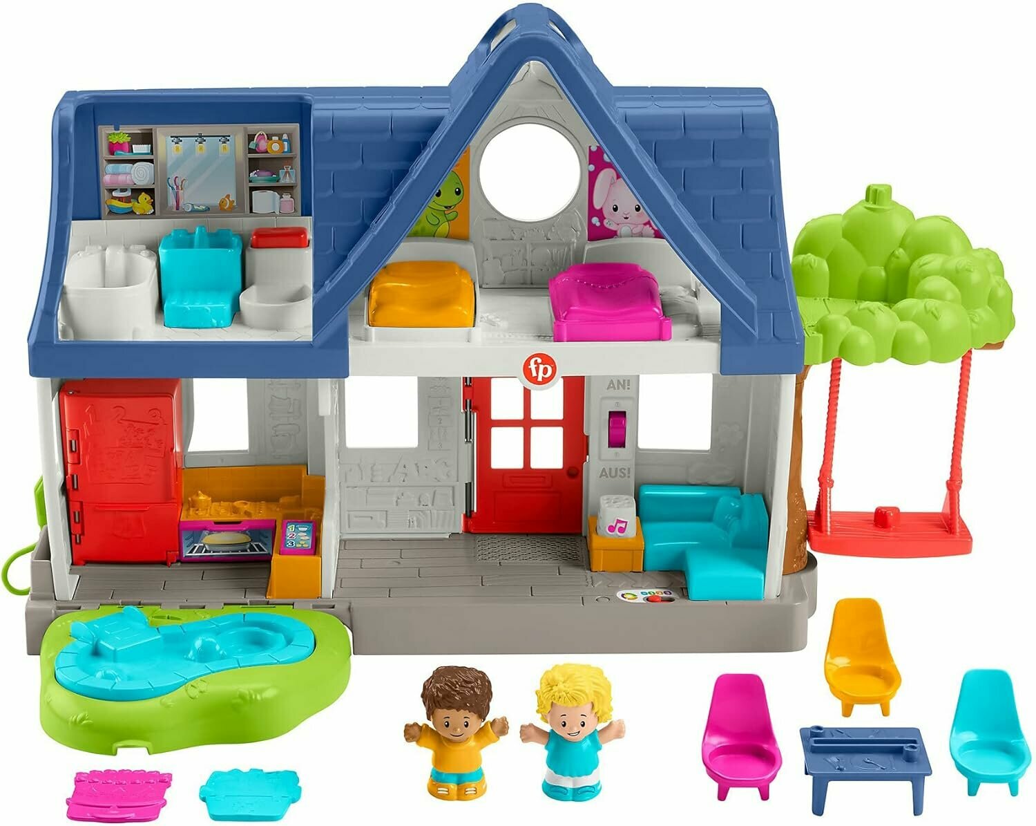 Домик развлечений Fisher-Price Little People Little Explorer's HCJ65 (польский язык)