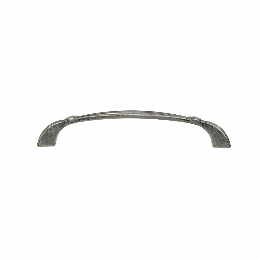 Ручка мебельная скоба металлическая MAGIA 128 античное серебро