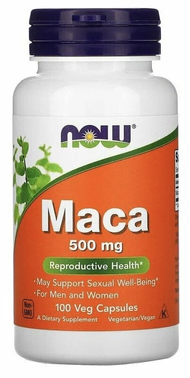 NOW Foods Maca 500 мг 100 капсул