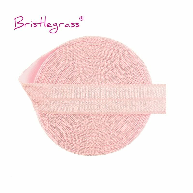 Розовая эластичная лента 15 мм, 10 ярдов, 22 Light Pink