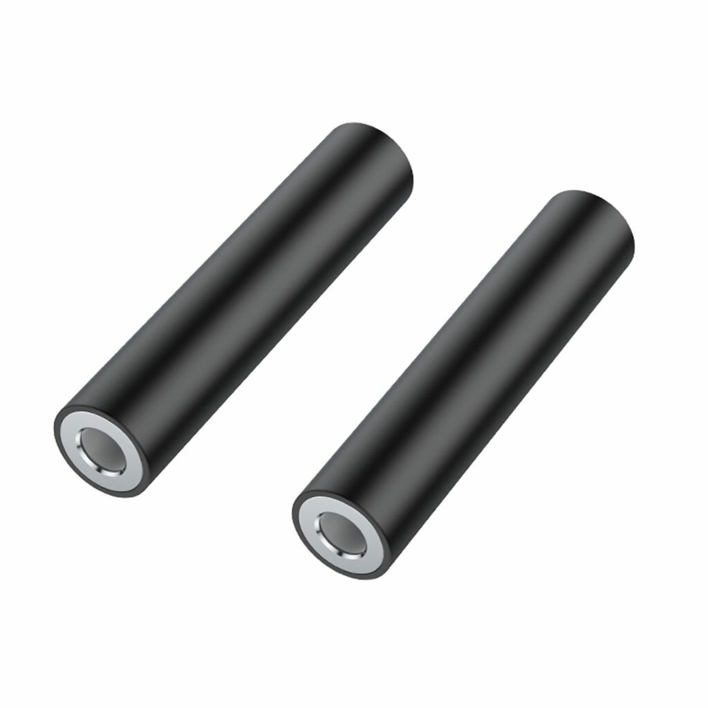 Аудиоадаптер 3,5 мм, 4 секции-черный-от разъема к разъему