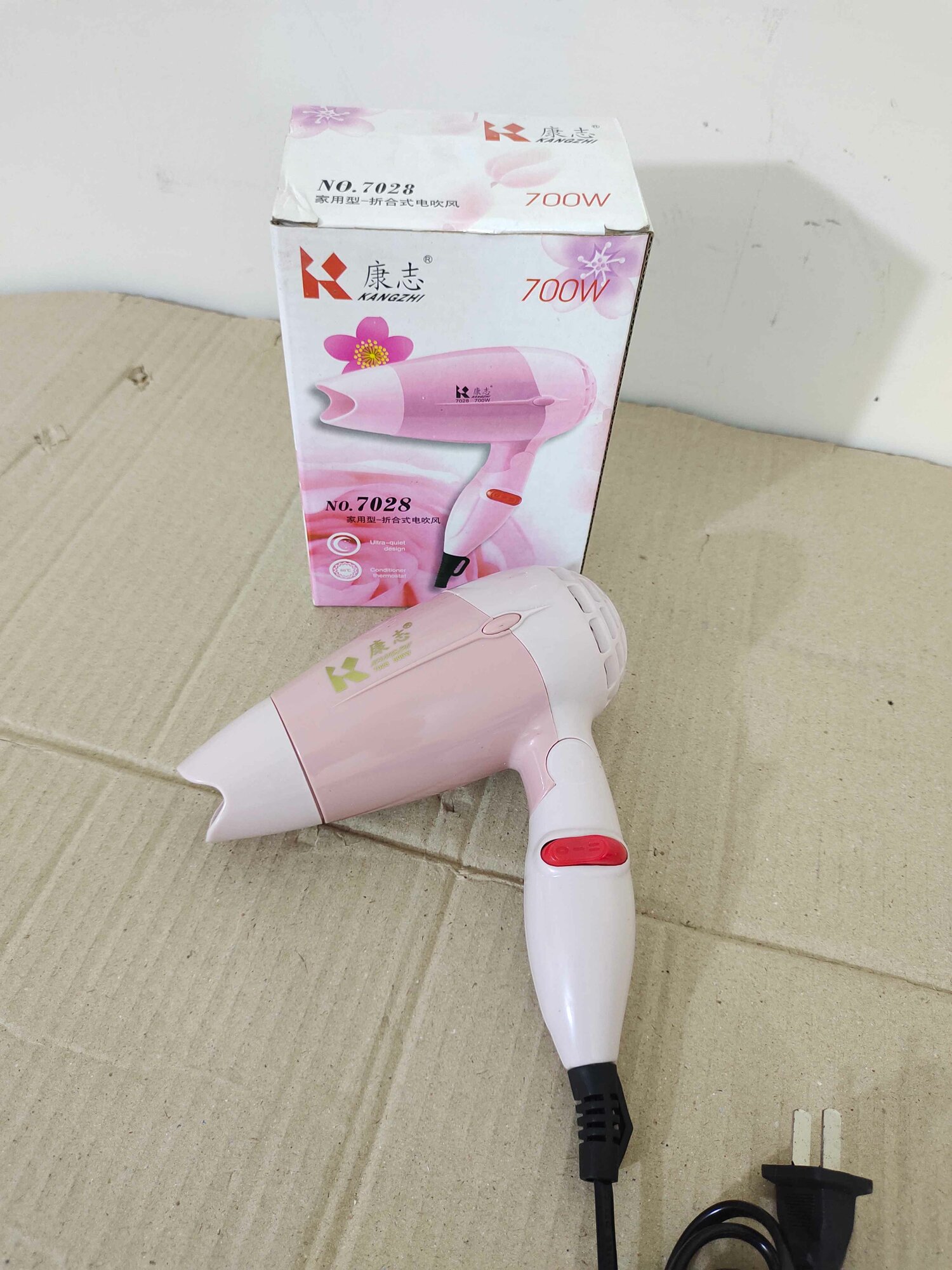 Kanghzi Professional Mini Компактный фен для волос