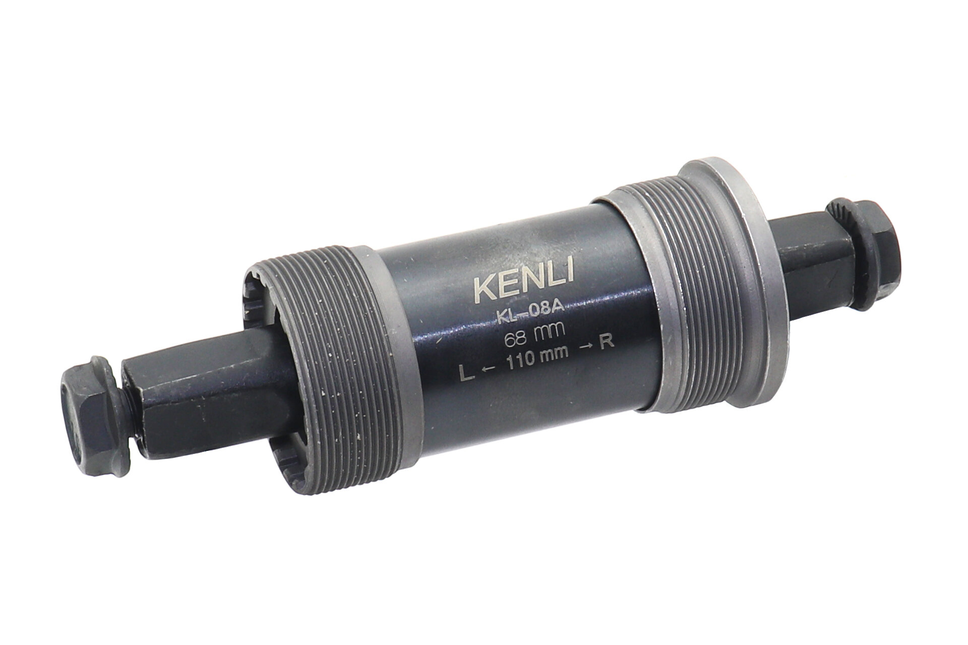 Каретка KENLI MTB BC 1.37"X24T, 68/110 мм (стальные чашки, стальной корпус)