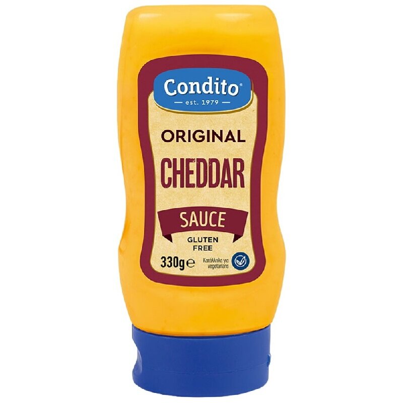 Соус CONDITO CHEDDAR чеддер сырный без глютена /пэт/ 330г