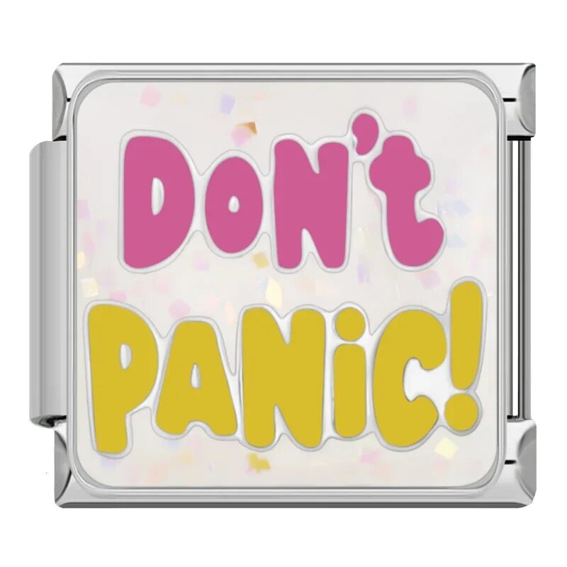 Браслет Hapiship "Don't Panic!" из нержавеющей стали, Цвет: DJ1291 NO 7