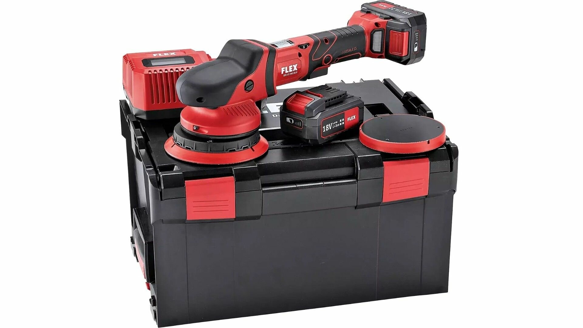 FLEX XFE 15 150 18.0-EC/5.0 Set Аккумуляторная эксцентриковая полировальная машина