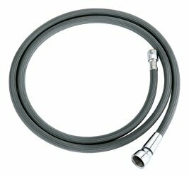 Шланг вытяжной для кухонных смесителей. 1.2м нейлоновый KAISER 0015 цвет серый