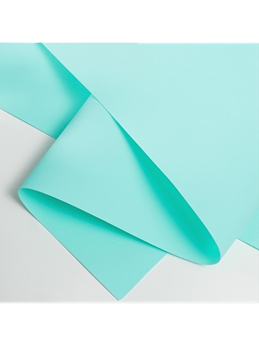 Фоамиран для творчества Иранский 1мм, аквамарин, 60х70 см (5шт)