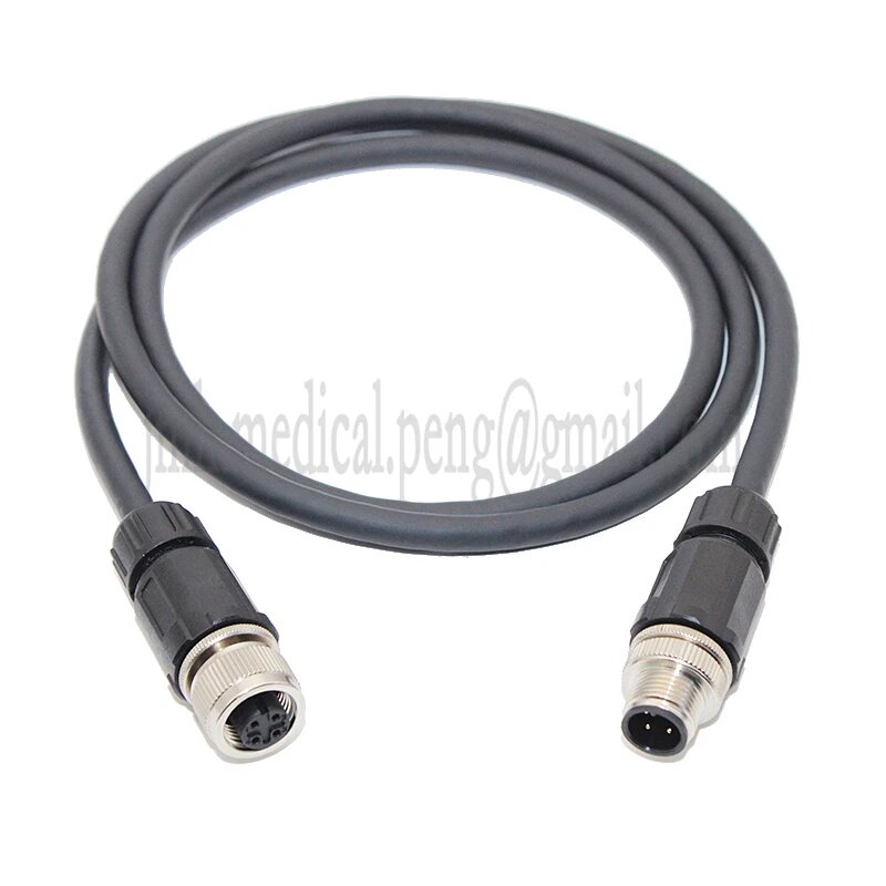 M12 разъем 8-Pin Male To Female с кабелем 5m