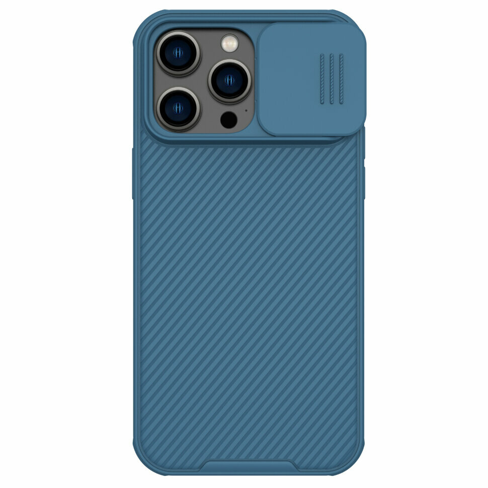 Накладка Nillkin Cam Shield Pro пластиковая для iPhone 14 Pro Max Blue (синяя)