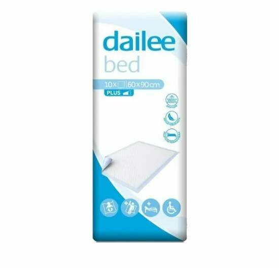 Dailee пеленки впитывающие одноразовые 60х90см N10