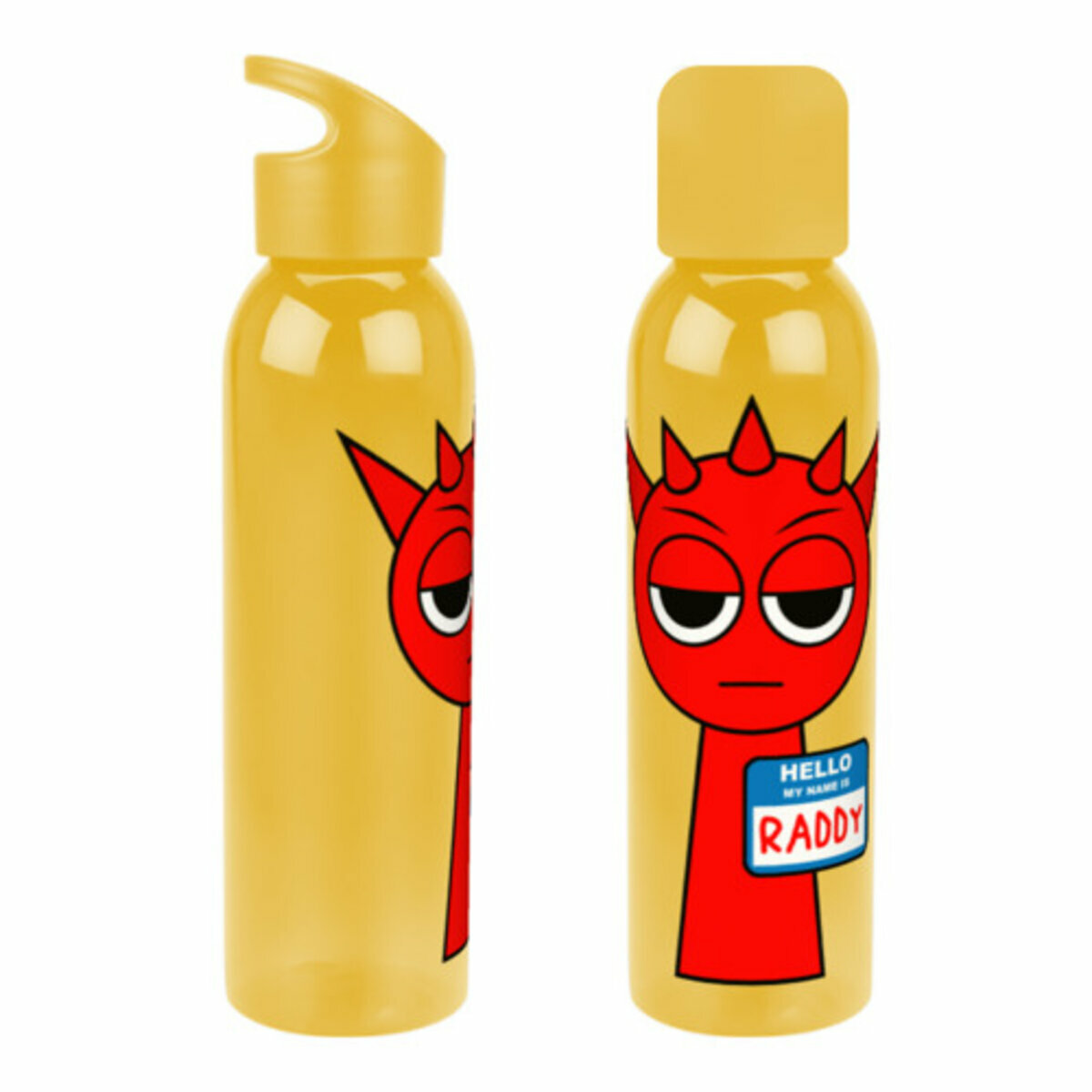 Бутылка для воды «Sprunki Raddy Спрунки Рэдди» (желтый)