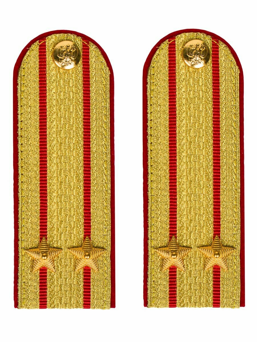 Погоны МВД парадные звание Подполковник цвет золотой 752787