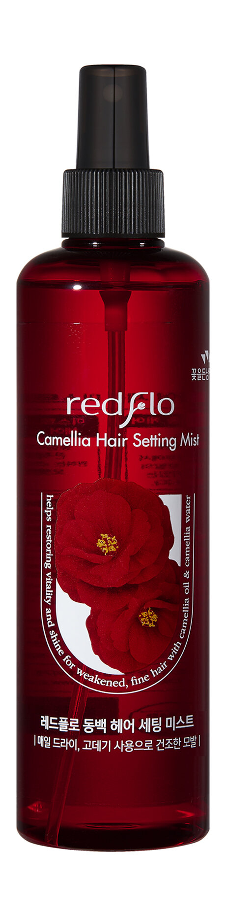 FLOR DE MAN Спрей для волос Redflo Camellia фиксирующий, 300 мл