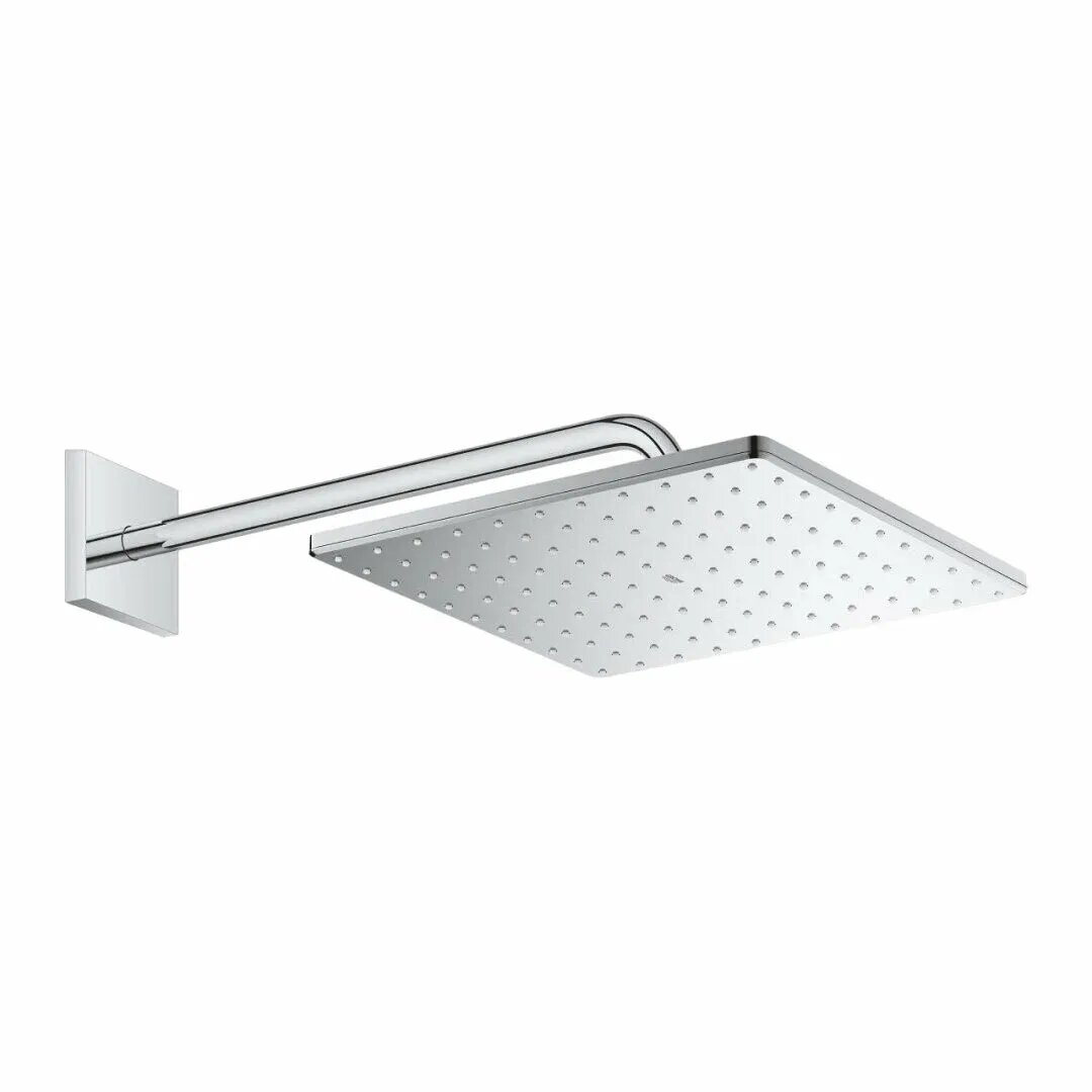 Верхний душ Grohe Rainshower 26563000 с душевым кронштейном, 1 режим, 422 мм, хром