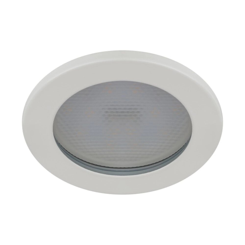 Светильник встраиваемый влагогозащищенный 1х15 Вт GX53 IP44 белый