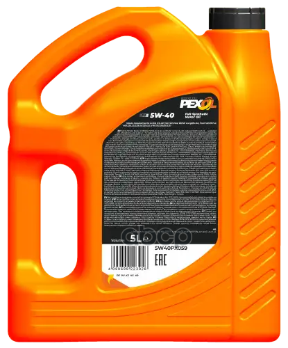 PEXOL PEXOL P5 5W-40 (5L) масло моторное! синт ACEA C3, API SN/CF, VW 505.00/505.01, MB 229.51