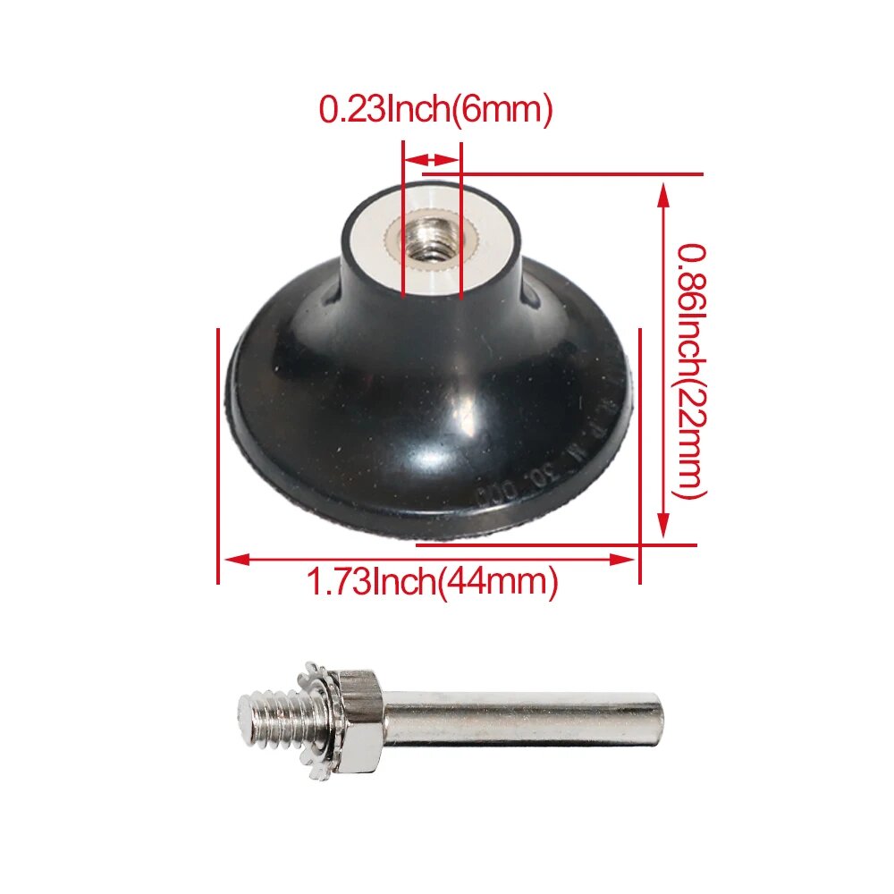 Адаптер для быстрой замены диска с хвостовиком 1/4, диаметром 1, 2, 3 дюйма 2inch 1pc