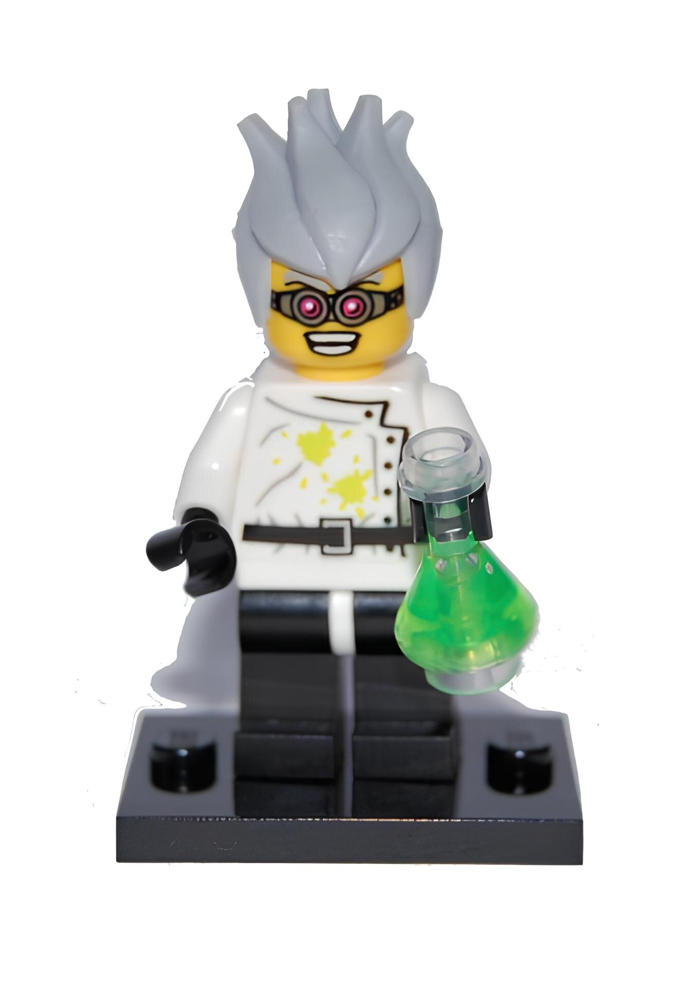 Минифигурка LEGO 8804 Сумашедший Ученый col04-16 N