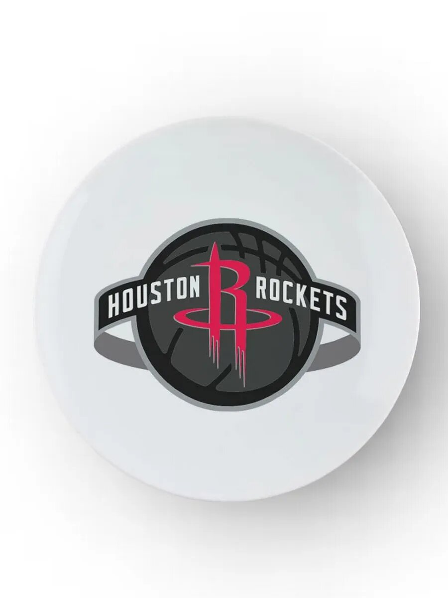 Тарелка баскетбольный клуб НБА Houston Rockets - Хьюстон Рок
