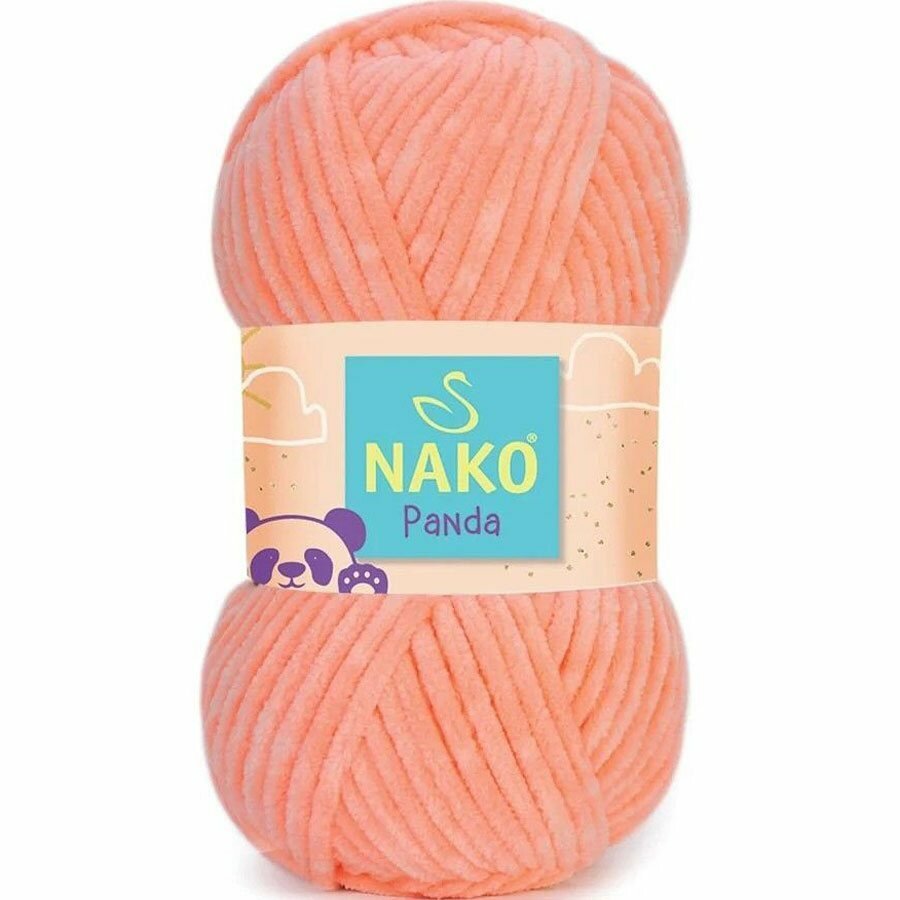 Пряжа Nako PANDA 3120 роз. персик (5 мотков)