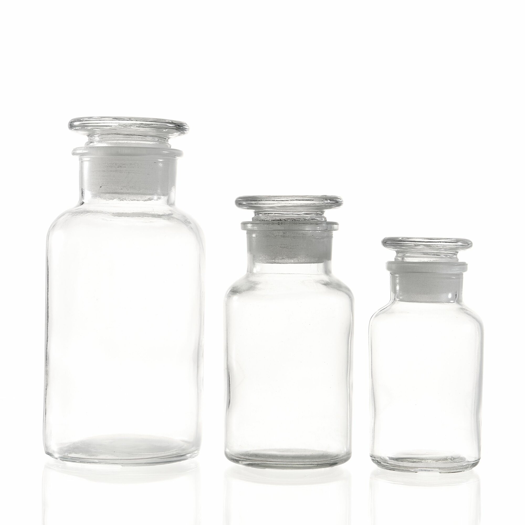 Набор склянок (штанглас) (3 шт.) для реактивов (ССШ-1000, 500, 250, )