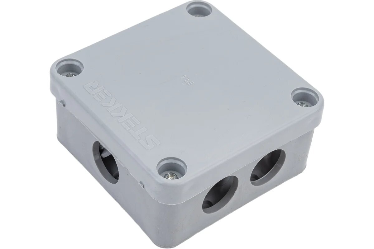 Stekker EBX10-37-44 IP44 разветвительная коробка 7 вводов светло-серая КЭМ 5-10-7 П 39252