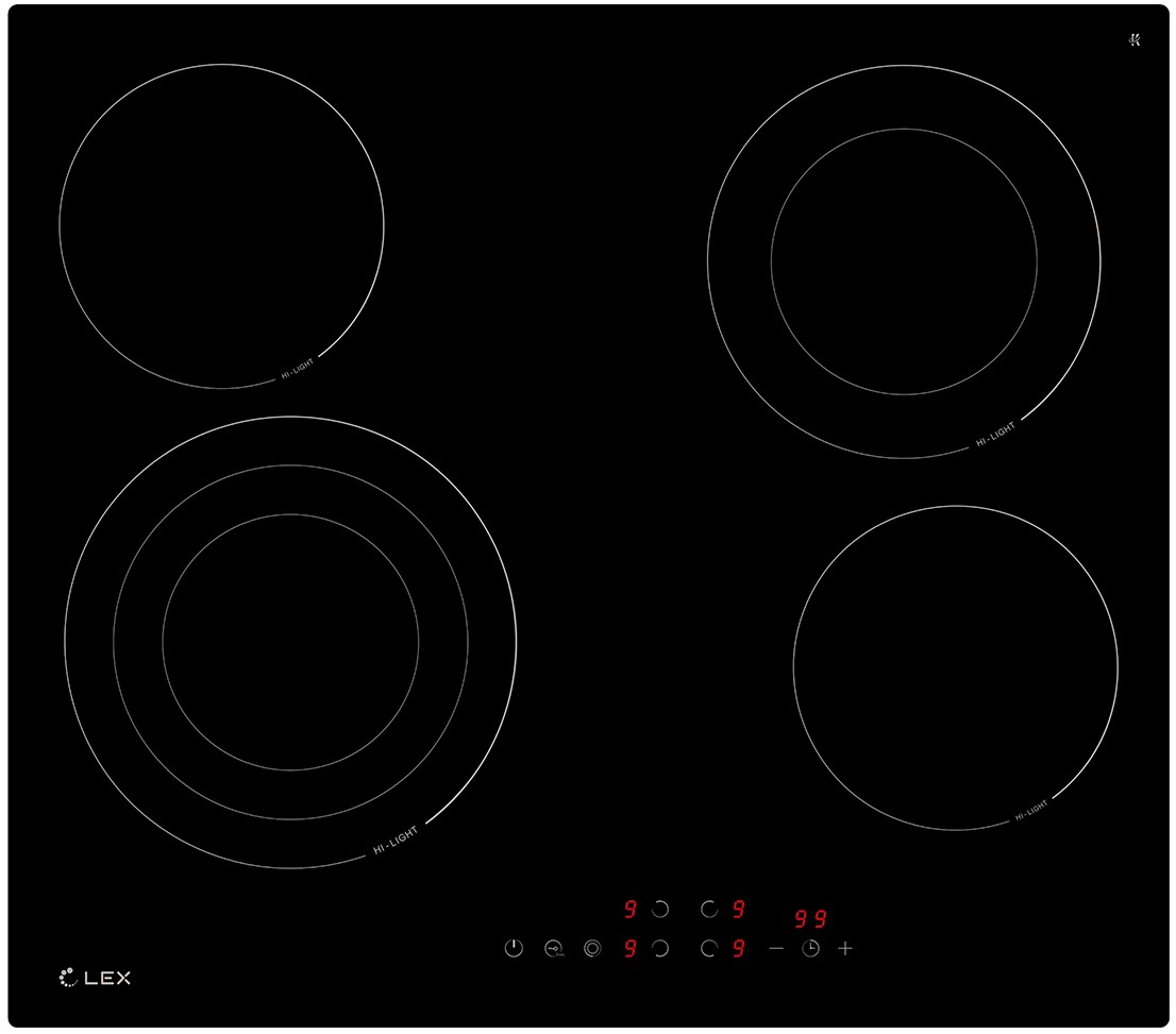 Электрическая варочная панель Lex EVH 6042 BL
