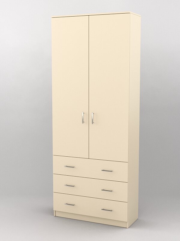 Шкаф для одежды №3, Крем Вайс. Производитель товара - компания Westcom.