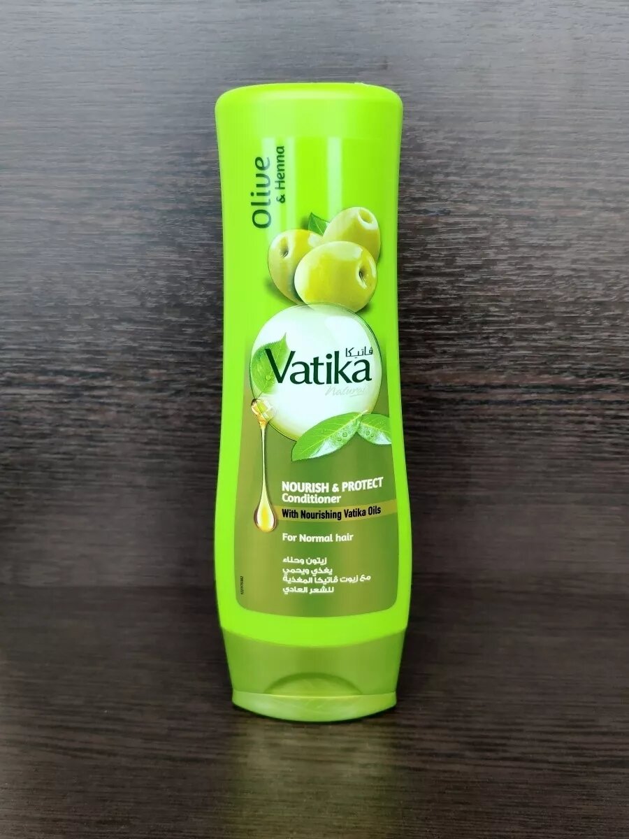 Кондиционер для волос Dabur Ватика "Питание и защита", для всех типов волос, объем 400мл