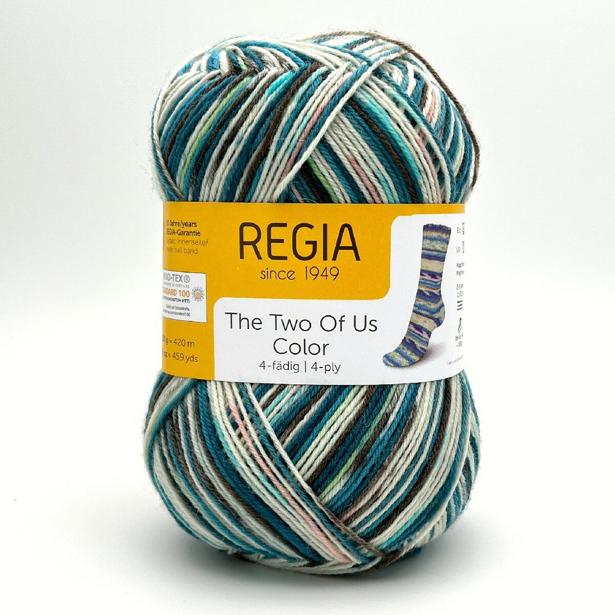 Пакет - The Two Of Us Color /Ту ов Ас Колор/ пряжа Regia, MEZ, 9891273-00281 (03011, *)