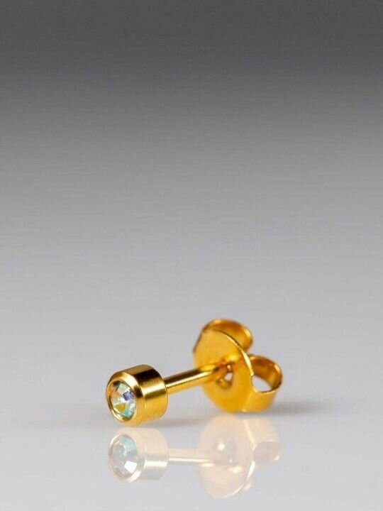 Серьги пусеты, искусственный камень