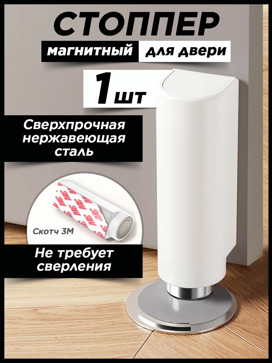 Магнитный стоппер ограничитель для двери