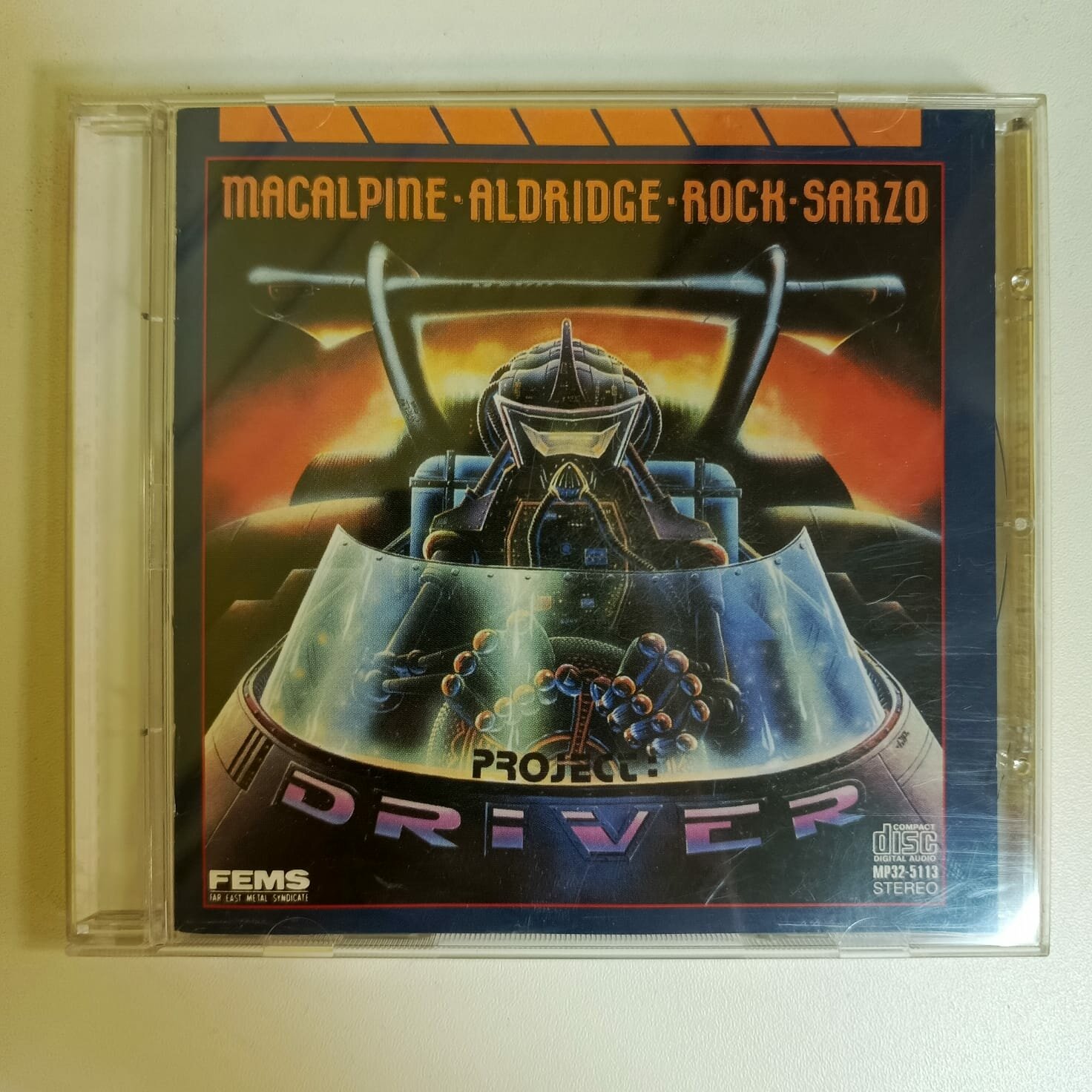 Компакт диск CD MacAlpine Aldridge Rock Sarzo (M.A.R.S.) - Project: Driver (Россия) Replica