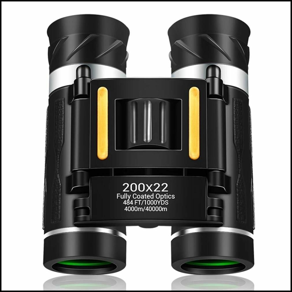 Бинокль Mogo 200x22 с высоким увеличением HD, Подходит для наблюдения за птицами, охоты, вождения и спортивных мероприятий, BAK4