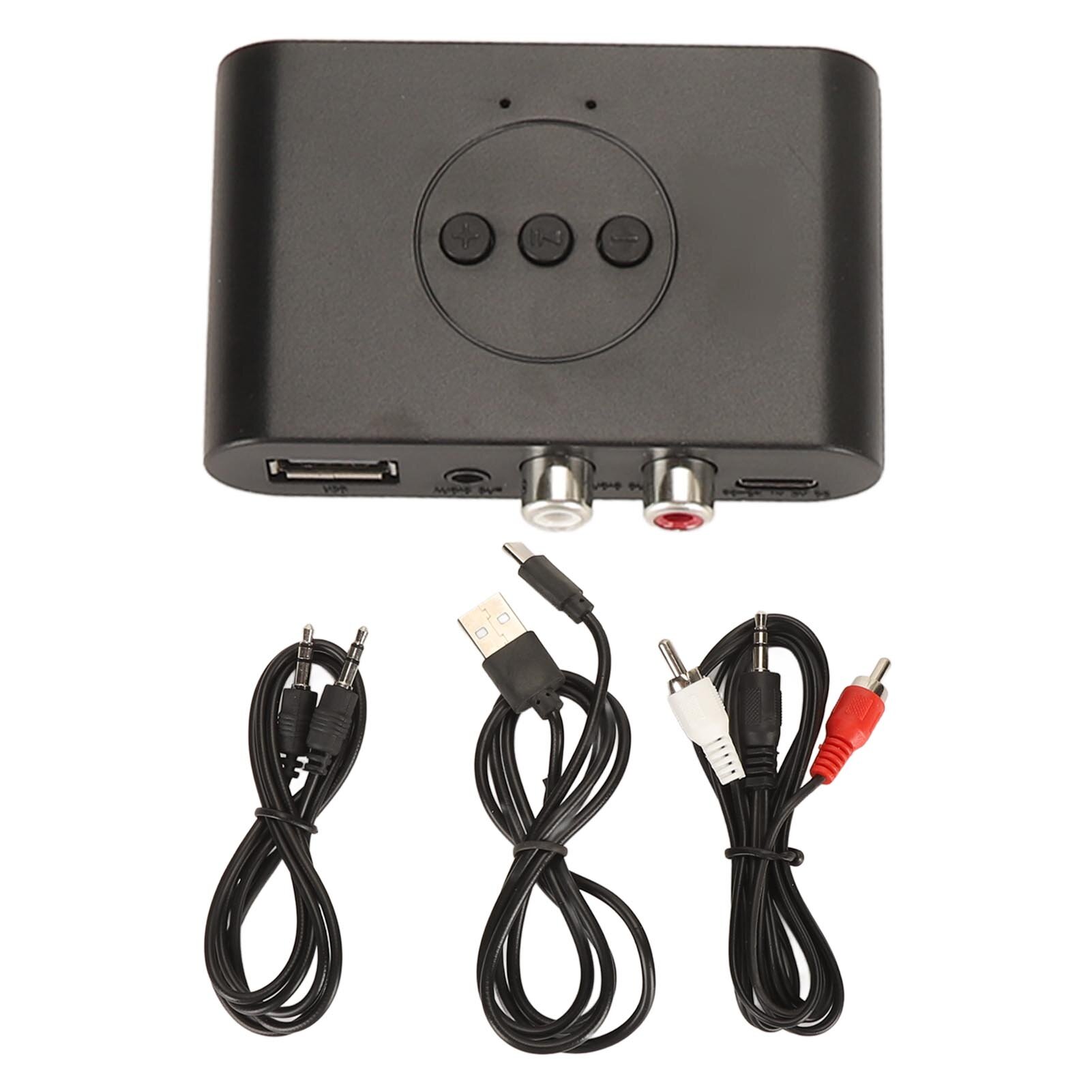 Bluetooth-приемник с поддержкой NFC, USB-накопителем и разъемом 3,5 мм AUX, беспроводной аудиоадаптер для автомобильных динамиков и усилителей.