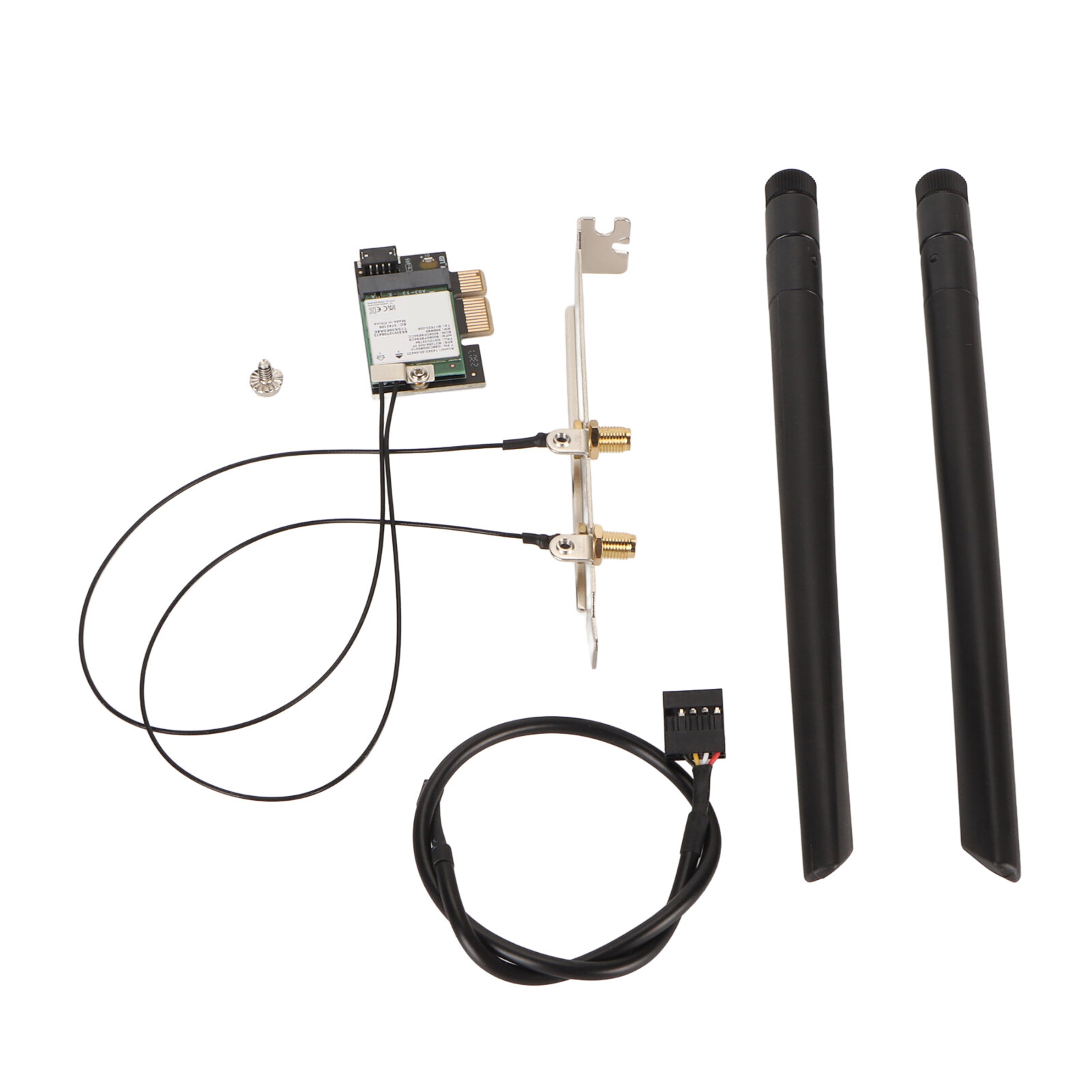 Сетевая карта AX210NGW WiFi 6E с антенной, 5374 Мбит/с, 2.4/5/6 ГГц, Bluetooth 5.2, PCIE, для Window