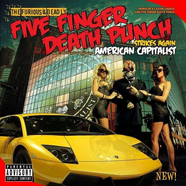 Фирменное издание Five Finger Death Punch - American Capitalist CD