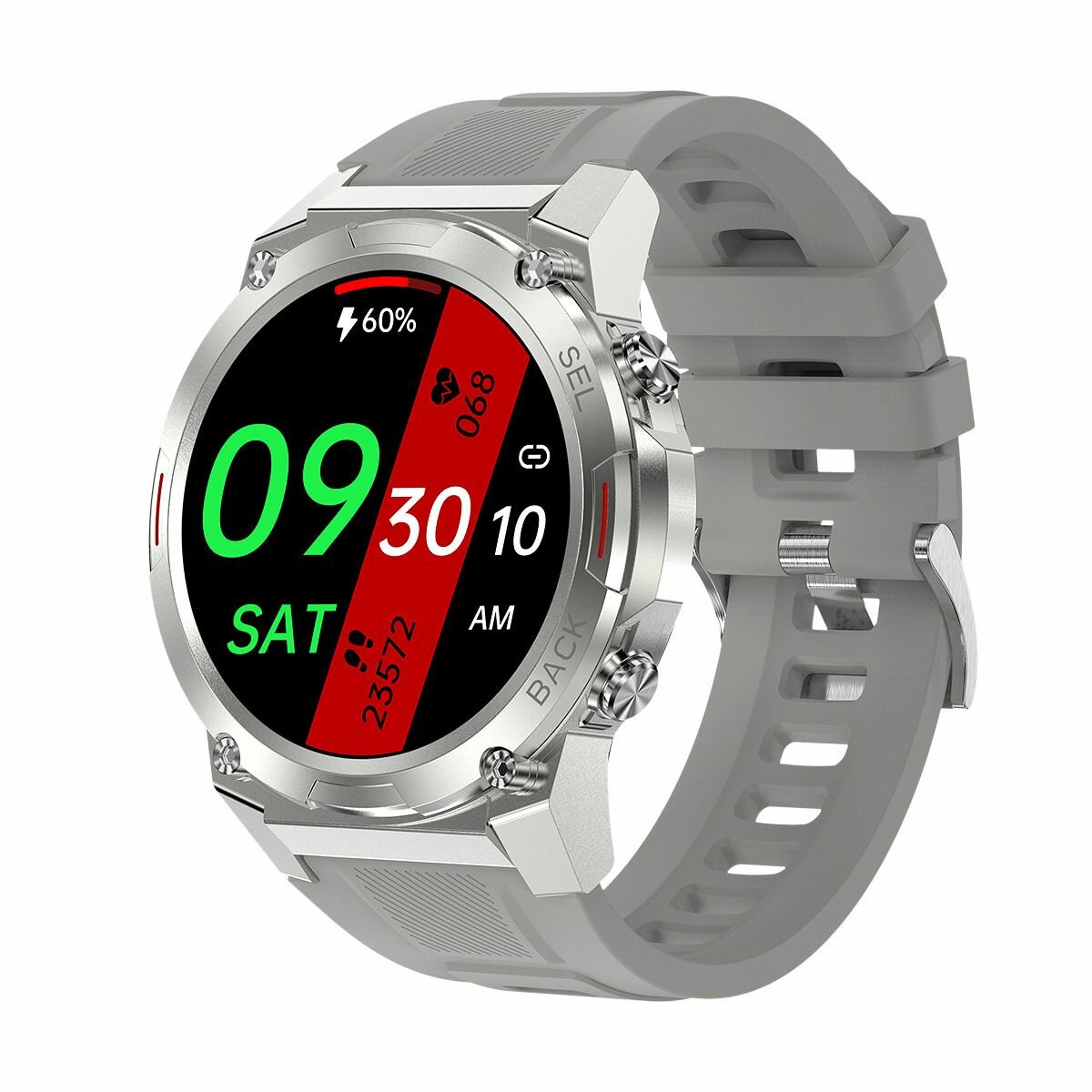 Умные часы, с GPS, Always-On, LED-экран, NFC, Bluetooth, водонепроницаемые