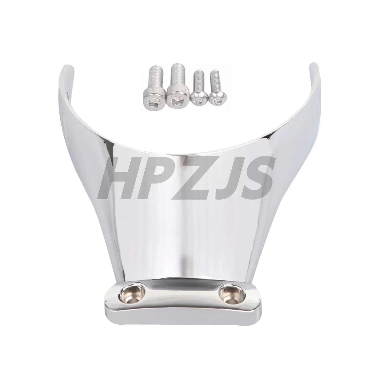 Черный/хромированный алюминиевый кронштейн для передней фары мотоцикла, крепление для Harley Chrome