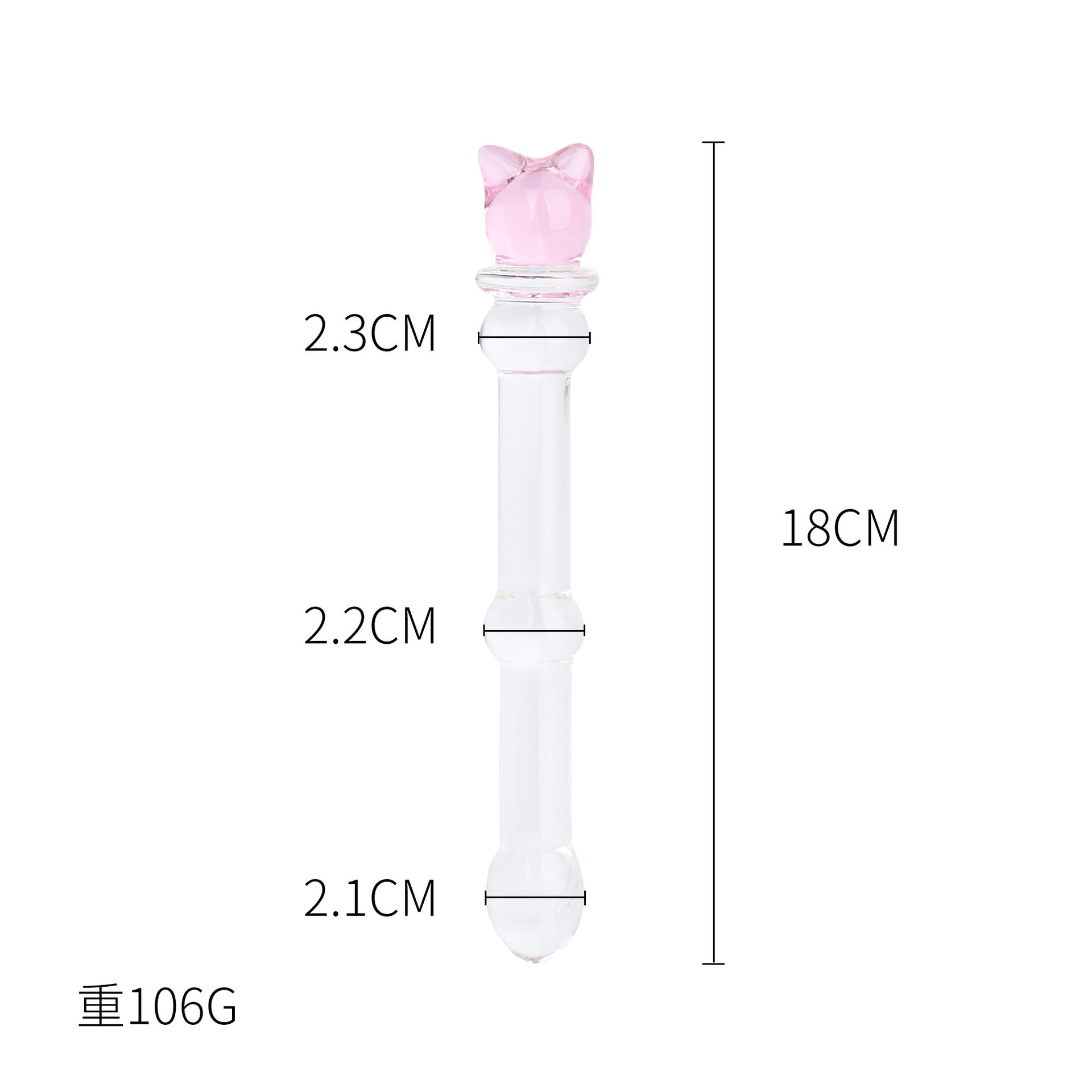 Кристаллическая анальная пробка стеклянный пенис анальный женский мастурбатор массажная палочка sm секс-игрушка обучение пары товары для взрослых