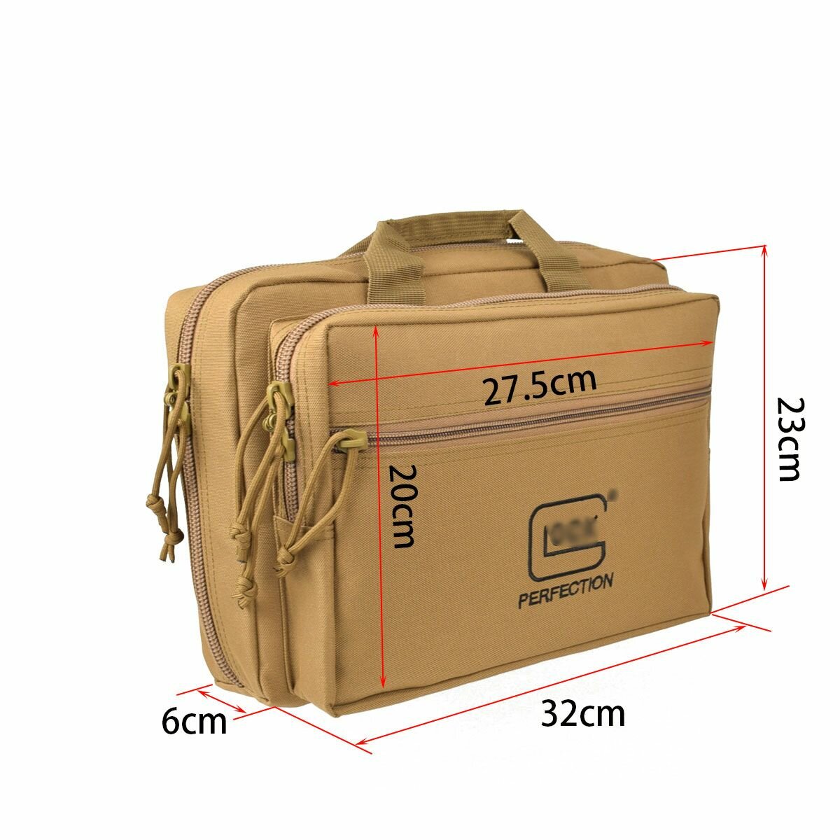 Тактическая сумка Glock, чемодан для пистолета, безопасная коробка для хранения для всех GLOCK 17 19 Kublai, аксессуары для охотничьего ружья, чехол для хранения