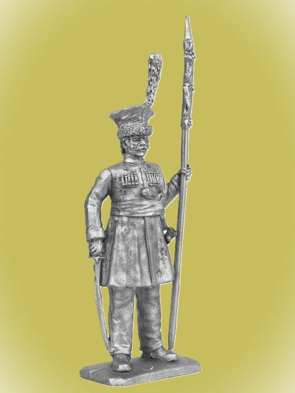 Коллекционная оловянная миниатюра, солдатик в масштабе 54мм( 1/32) Рядовой полка кракусов