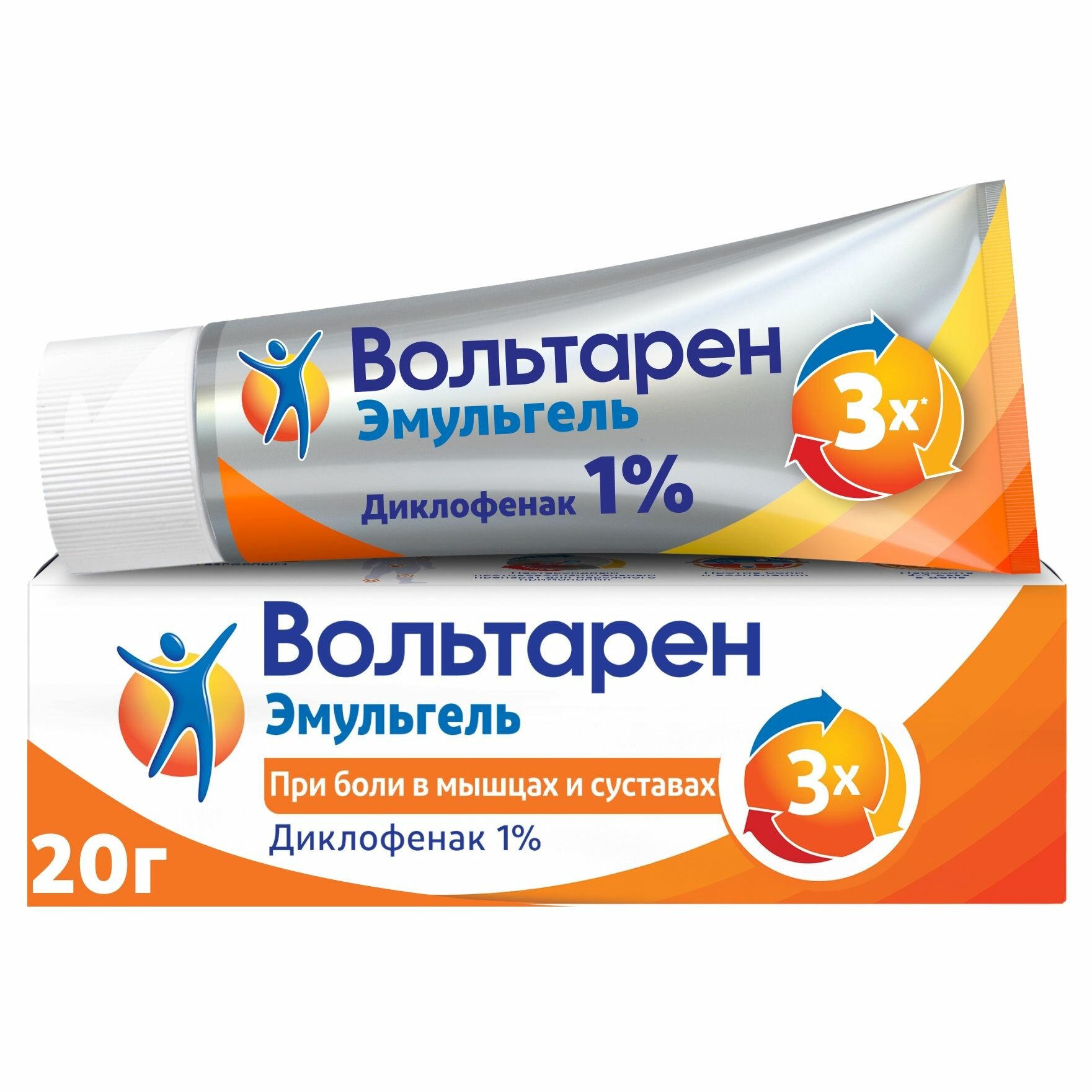 Вольтарен Эмульгель 1%, гель, 20 г