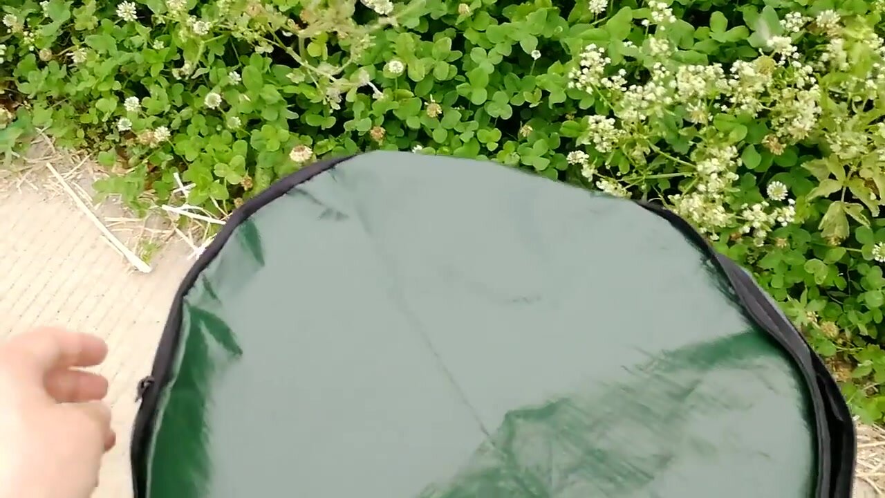 Садовый мешок для компоста с ручками и крышкой на молнии 130 л 1 шт