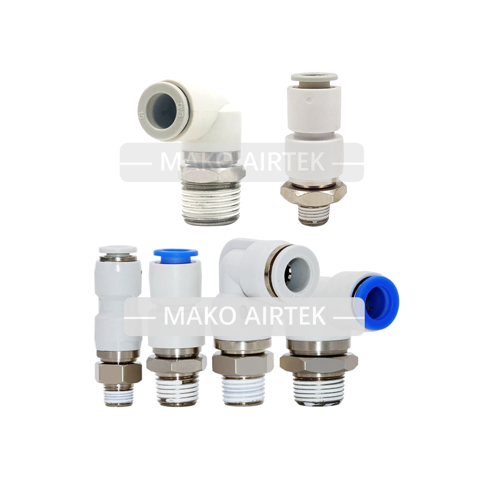 Фитинги для пневматических деталей SMC KXL08-01S